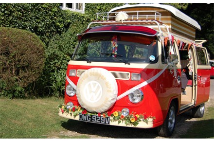 Campervan hire Guildford - VW Bay Window