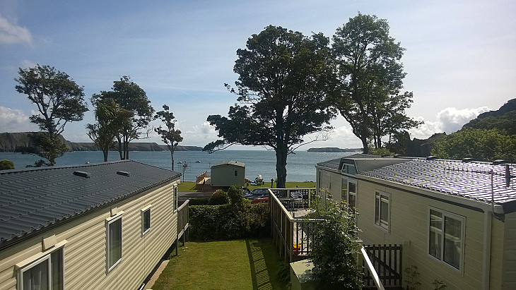 Static Caravan hire Lydstep Haven, Tenby - Willerby Rio Premier