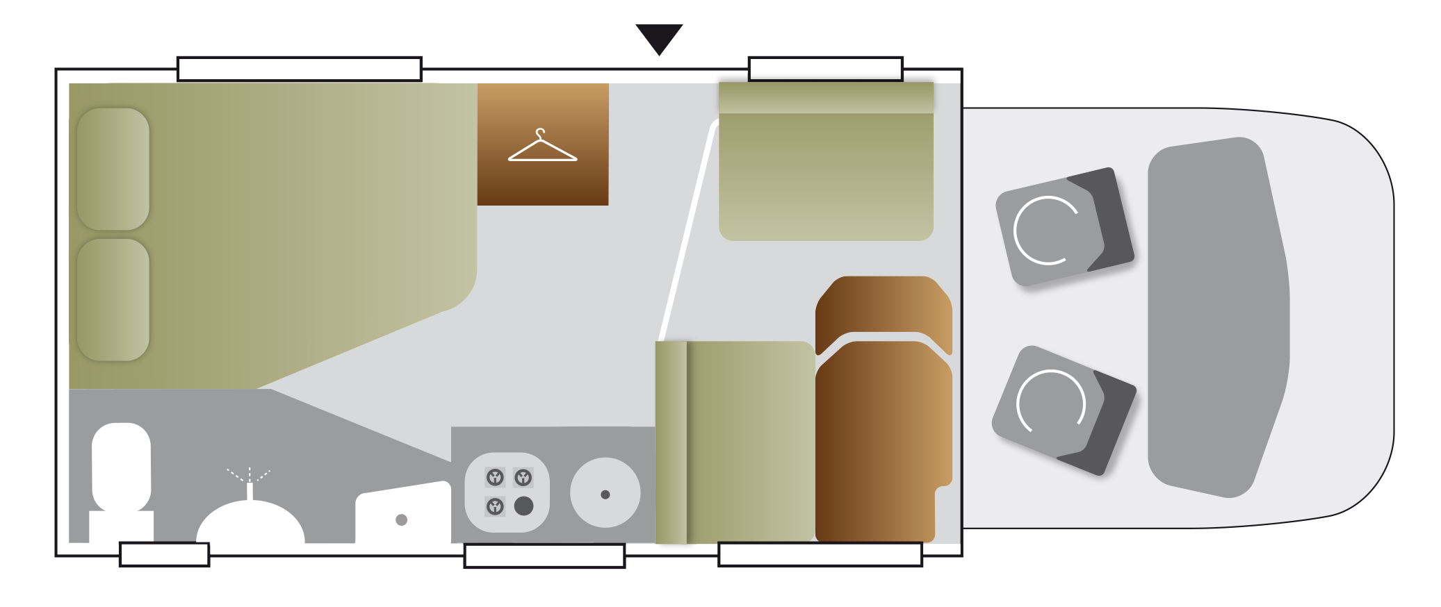 Swift Edge 4-Berth Motorhome Hire Chichester - From £75/Night