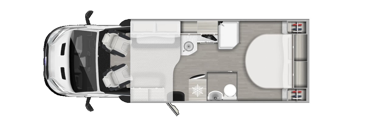 Autotrail F74 4-Berth Motorhome Hire Tiffield - From £85/Night