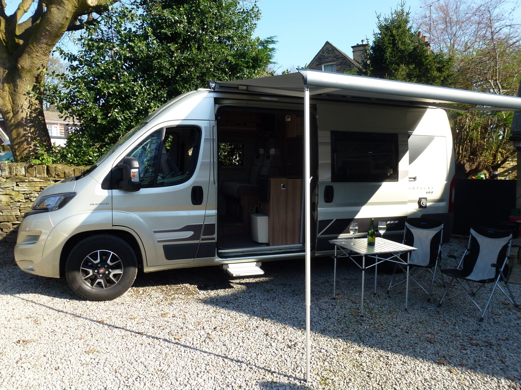 Champagne Swift 3-Berth Motorhome Hire Huddersfield - From £170/Night