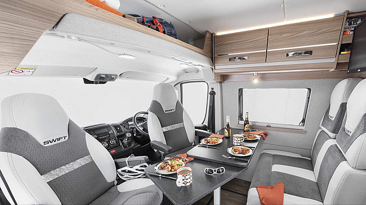 Swift Select 4-Berth Campervan Hire Tain - From £85/Night